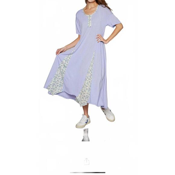 POL | Dresses | New Pol Floral Maxi Dress In Evening Blue | Poshmark